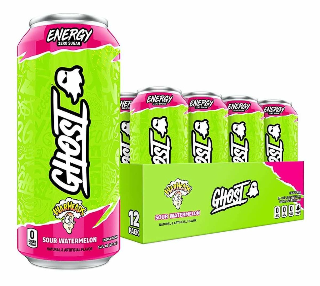 CAJA GHOST ENERGY BEBIDA 16 OZ/473ML 12 PZA | SUPLEMART::Suplementos Deportivos