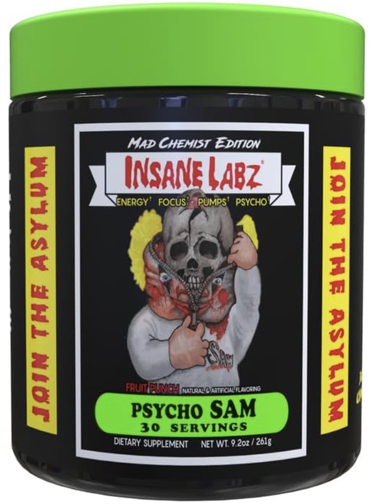INS INSANE PSYCHO SAM 30 SERV | SUPLEMART::Suplementos Deportivos